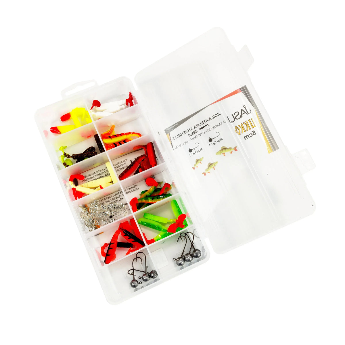 Jasu Ukko Jig Assortment 5 cm 40 pcs. + jig heads